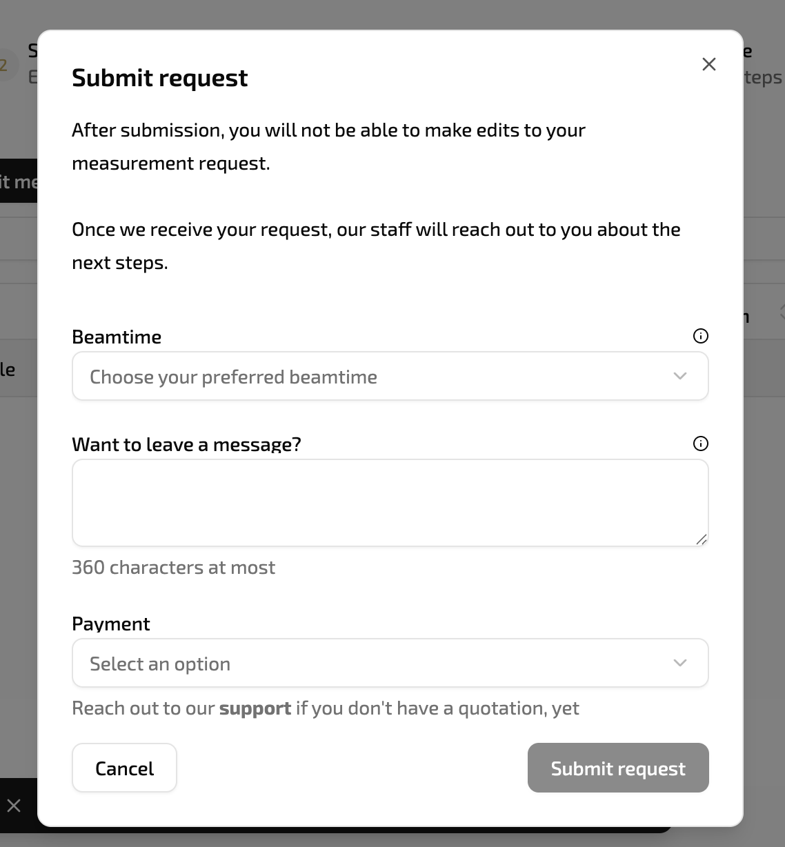 How to Submit a Request
